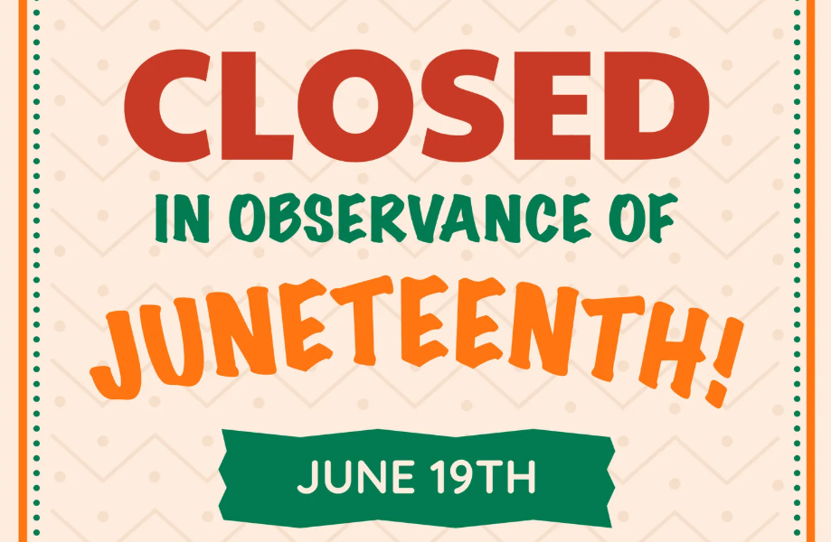 SCHOOL CLOSED THURSDAY, JUNE 19 for JUNETEENTH | Faith Kids Preschool